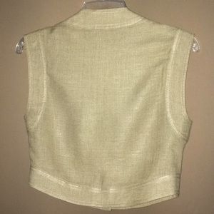 Tops | Tan Vest | Poshmark